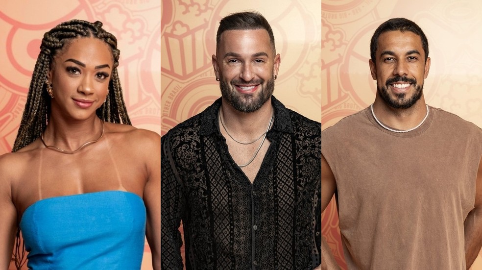 Enquete 'BBB 25': Quem deve sair no paredão entre Aline, Diego Hypolito e Maike?